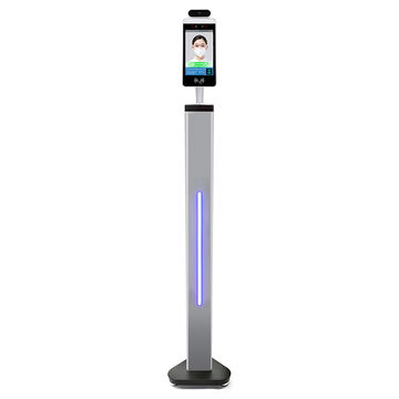 China Body temperature scanner face recognition biometric time ...