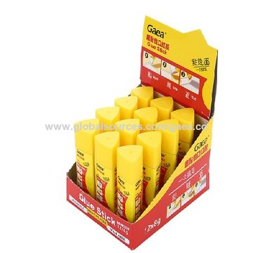 China High-quality 8g triangle-shaped glue stick in display box on ...