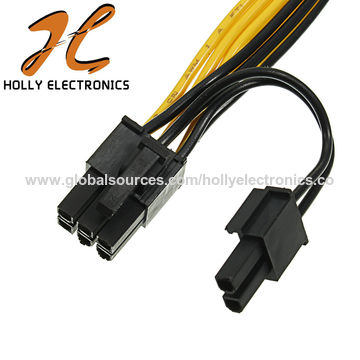 China Power Supply Cable,CPU Molex 8-pin to 2 PCI-e 8(6+2)-pin Internal ...