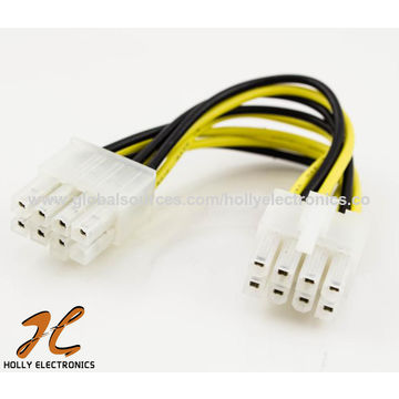 China ATX Power Cables, 8p Female to 8p Female ATX Power Supply Cable ...