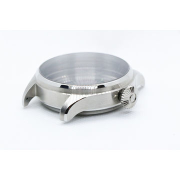 China Grade 5 Titanium material , 20 ATM diver Titanium watch case ...