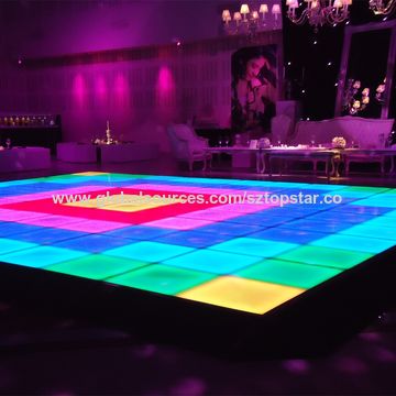 China Interactive system P3.91 LED Dance Floor Stage screen LED Display ...