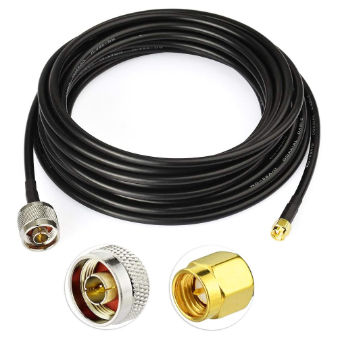LMR400 Ultra Low Loss Coax Cable N Male To SMA Male Straight, low loss ...