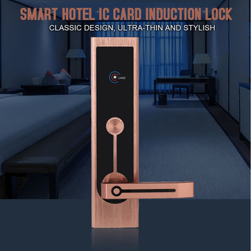 China Modern design hotel keyless door lock system swipe card door lock ...