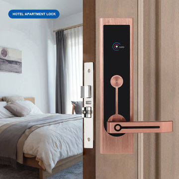 China Modern design hotel keyless door lock system swipe card door lock ...