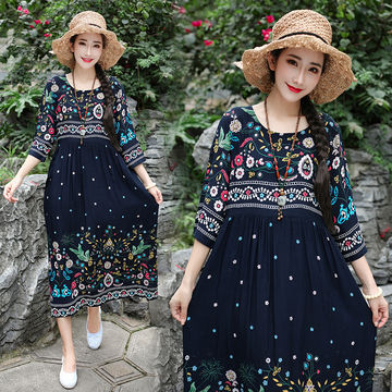 China Women Clothes Plus sizes Dress Sundress on Global Sources ...