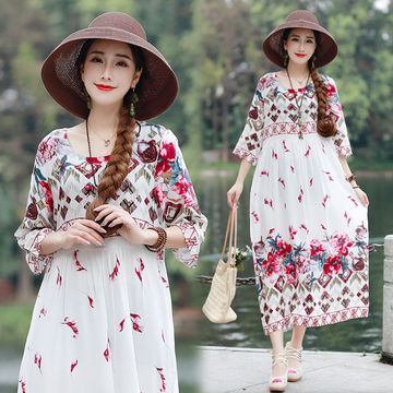 China Women Clothes Plus sizes Dress Sundress on Global Sources ...