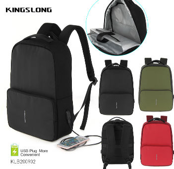 Fashion Green Color Laptop Backpack with USB Charge fit 15.6 inch ...