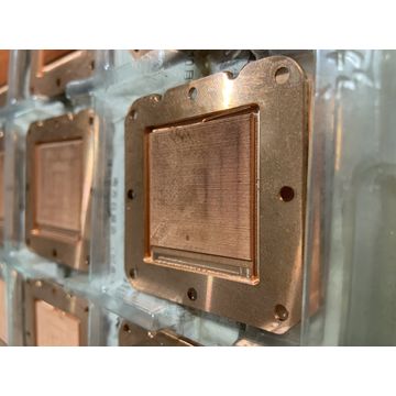 China Ultra-thin Copper Heatsink 44x40x3mm for Computer Water Cooling ...