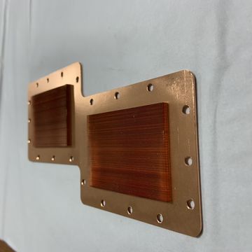 China Ultra-thin Copper Heatsink 44x40x3mm for Computer Water Cooling ...