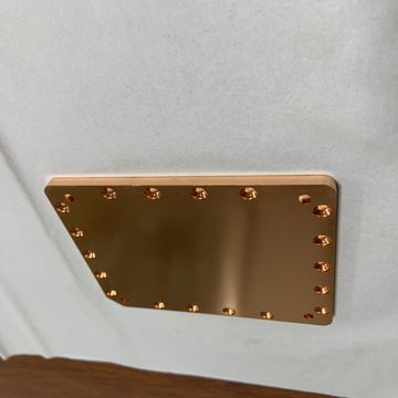 China Ultra-thin Copper Heatsink 44x40x3mm for Computer Water Cooling ...