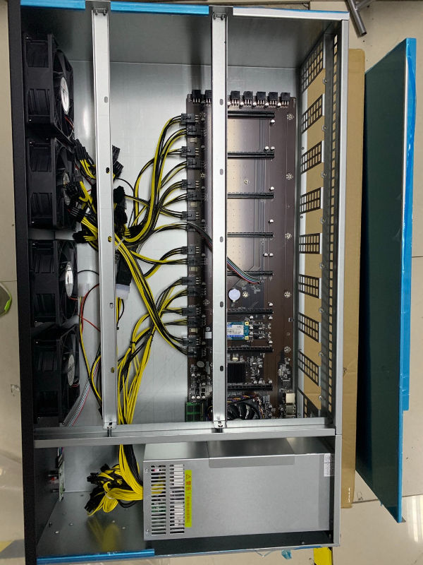 China 8GPU Complete-System -001 8GPU Case Assembled Mining Rig ...
