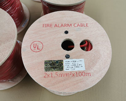 China 2Cx2.5mm² fire alarm cable UL FPL/FPLR use for alarm/security ...