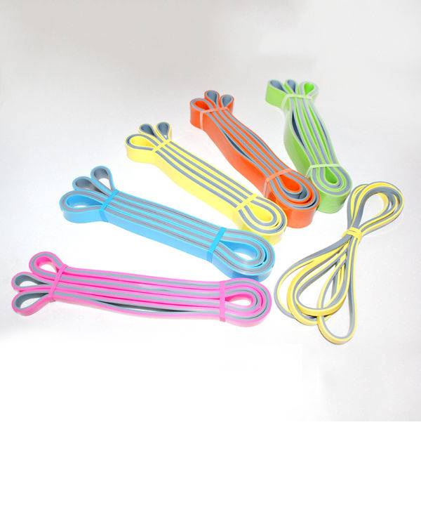 Custom Logo Dual Colors 2080mm Pull Up Assist Band Exercise Resistance ...