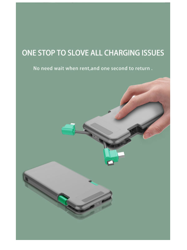2020 10 slots Portable Sharing Power Bank Charging Station Rental ...