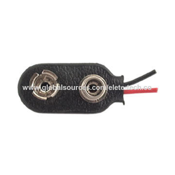 China Battery snap, T-type 9V standard lead length 100mm, RoHS ...