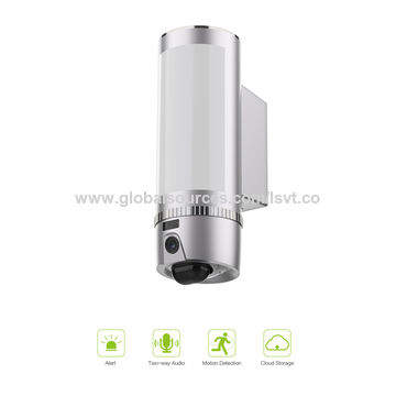 China Tuya Smart Wall Light Surveillance Wireless WiFi Camera on Global ...
