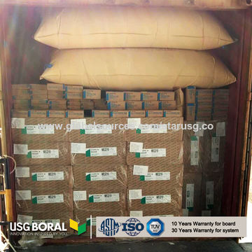 China USG Boral 16mm Radar climaplus acoustical ceiling board ...