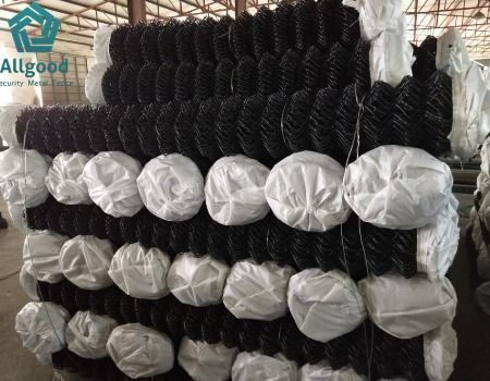 Plant Knuckle Barb selvedge diamond mesh chain link fence factory,6ft ...