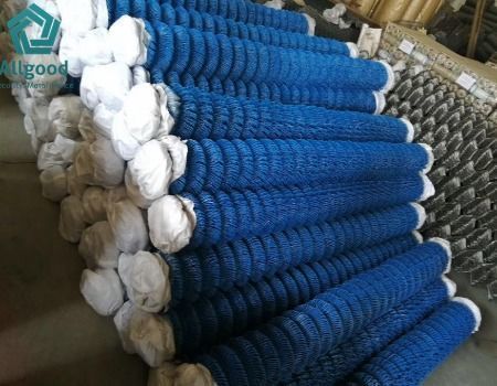 Plant Knuckle Barb selvedge diamond mesh chain link fence factory,6ft ...