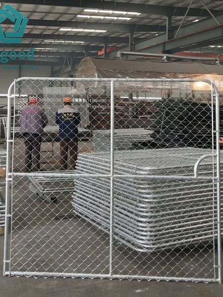 Plant Knuckle Barb selvedge diamond mesh chain link fence factory,6ft ...
