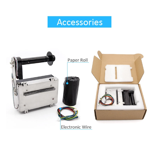 58mm thermal kiosk printer 2inch with auto cutter, panel printer kiosk ...