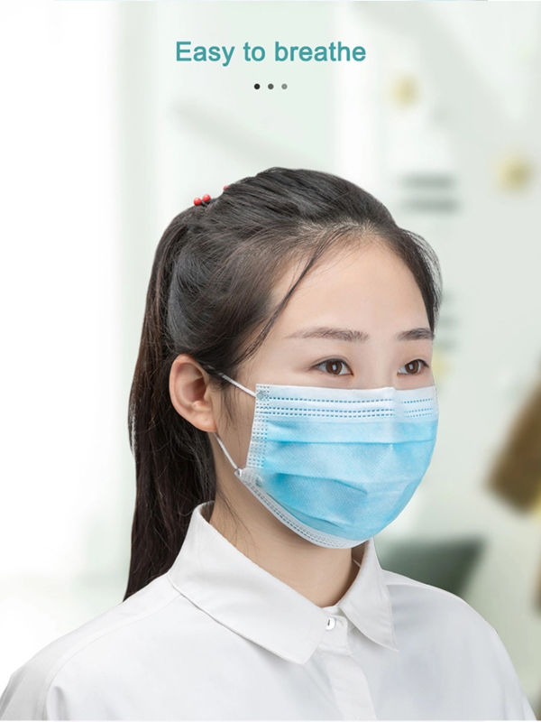 3 Layers Disposable Face Mask Personal protective Disposable civilian ...