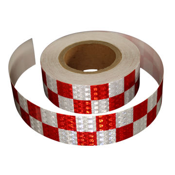 China Wholesale stickers square grid checker pattern reflective tapes ...