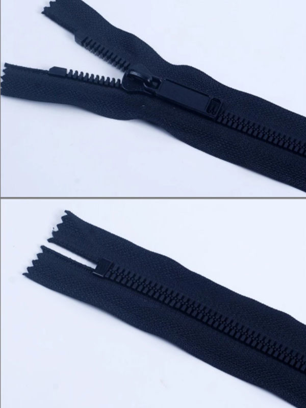 New design 8# Derlin Thin Teeth Plastic Zipper, Teeth Plastic Zipper ...