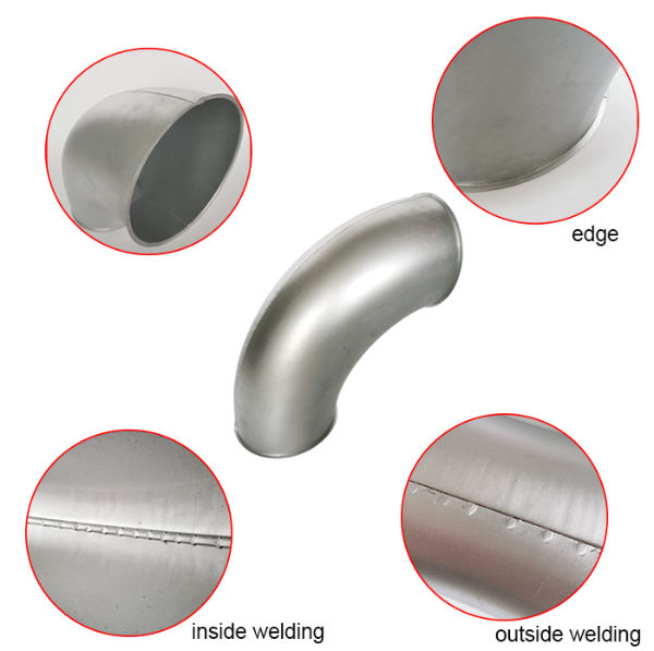 China 140mm Press Fitting Bend 45 Degree used for dust extraction ...