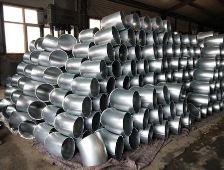 China 140mm Press Fitting Bend 45 Degree used for dust extraction ...