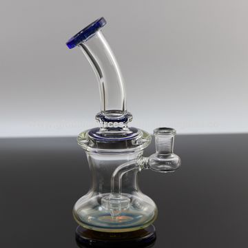 China 8 inches bong small pocket size dab rigs with quartz banger multi ...