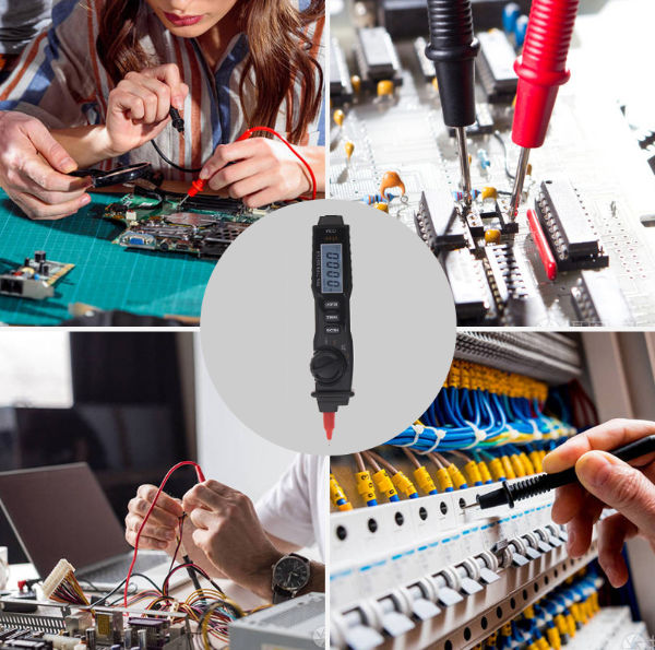 China NCV AC DC Small Pocket Size intelligent Smart Multimeter Pen on ...
