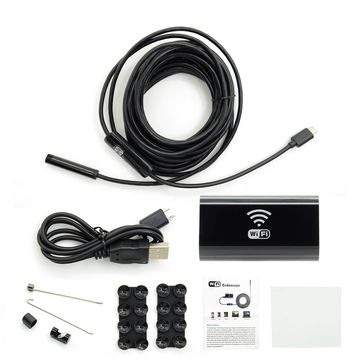 China 8mm Wifi Waterproof Flexible semi-rigid cable borescope Endoscope ...