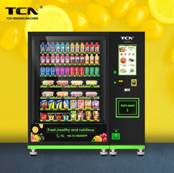 China TCN Automatic Salad Vegetable and Fruit Smart Vending Machine ...