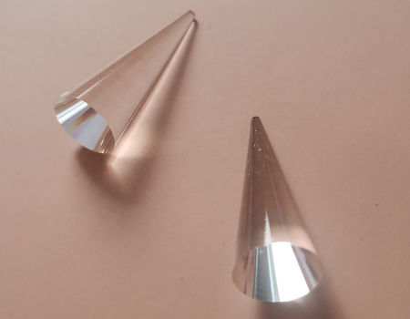 China Fused Silica Round Top and Bottom surface with AR coating Light ...