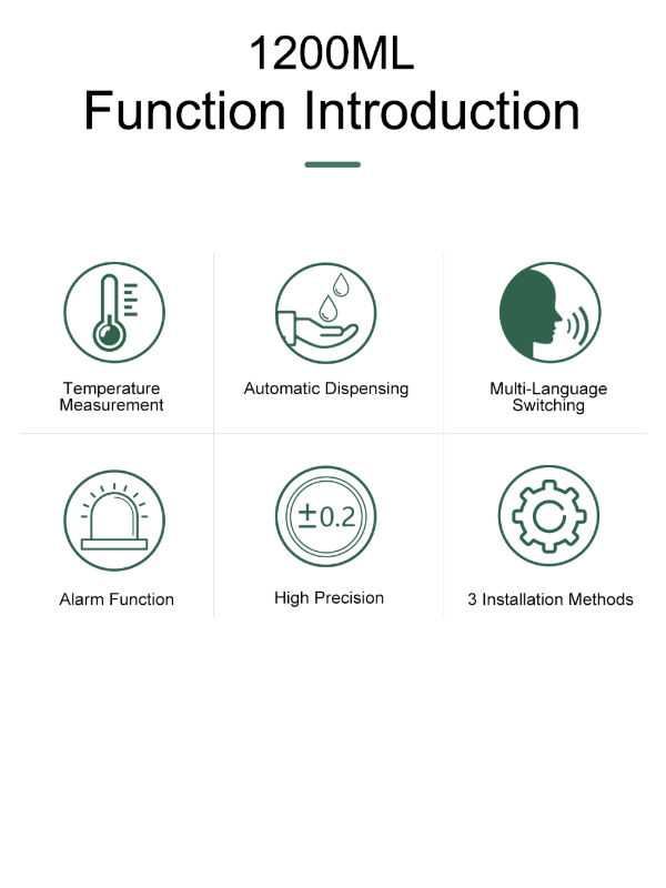 China Intelligent vertical bracket infrared thermometer with digital ...