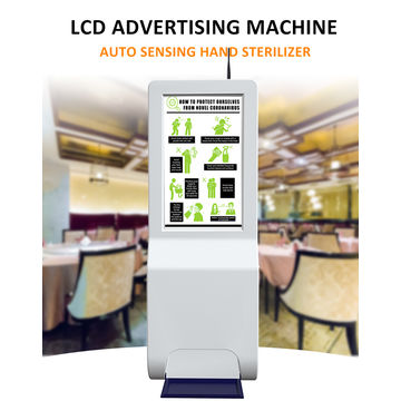 China Digital Signage Android Hand Sanitizer Dispenser Led Display ...
