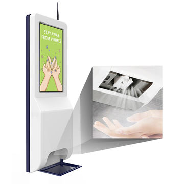 China Digital Signage Android Hand Sanitizer Dispenser Led Display ...