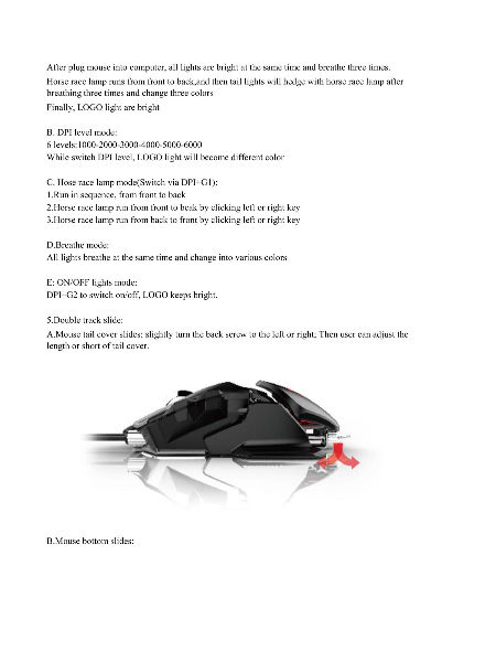 China RGB light gaming mice, With software can be programmable ...