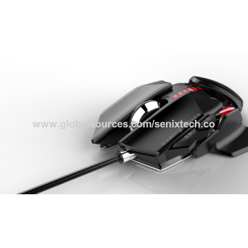 China RGB light gaming mice, With software can be programmable ...