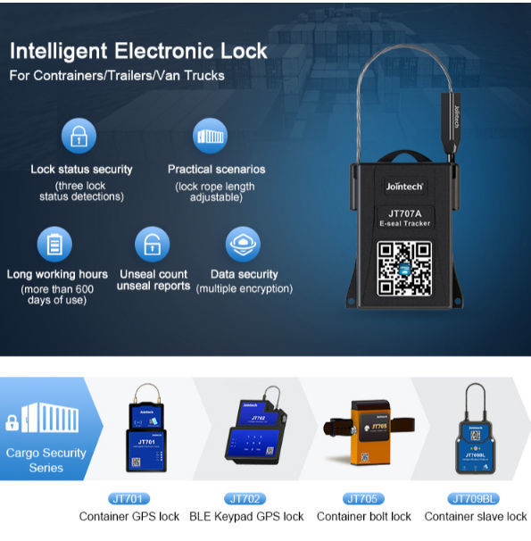 China Jointech JT707A gps mini tracker electronic seal disposable seal ...