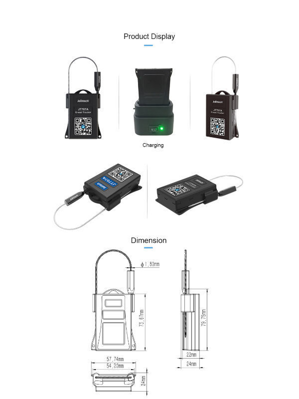 China Jointech JT707A gps mini tracker electronic seal disposable seal ...