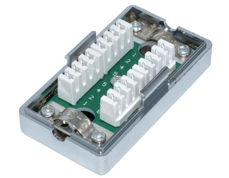 Shielded CAT6 Connection Box, XJY-NE-200 RJ45 network connecting STP ...