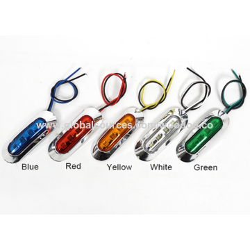 China 24 Volt Amber Trailer Truck LED Clearance Side Marker Lamp Light ...