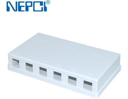 China NEPCI network RJ45 Keystone Jack surface box XJY-NE-140 8 ports ...