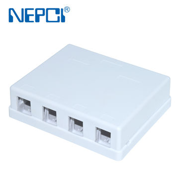 China NEPCI network RJ45 Keystone Jack surface box XJY-NE-140 8 ports ...