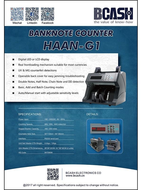 Frontloading type Banknote Counter with fully-accessible channel and ...