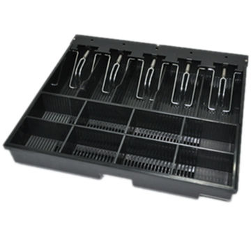 China Cash Drawers, Black White Gray, 2 Document Slot, Metal Wire ...