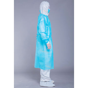 China Full-size disposable uniform medical clothing isolation gowns ...